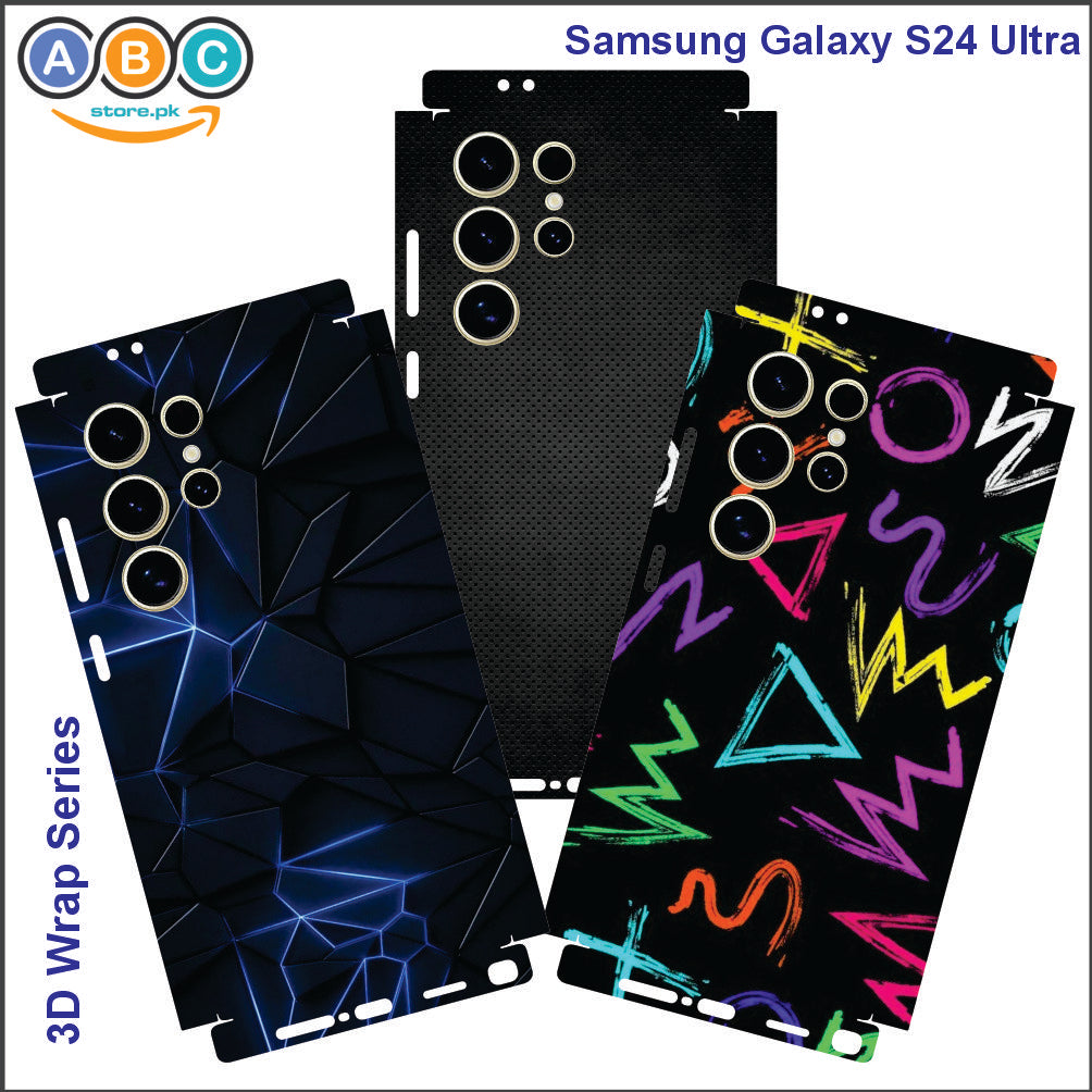 Samsung Galaxy S24 Ultra 3D Embossed Full Back Protection Phone Vinyl Samsung Galaxy S24 Ultra 3D Embossed Full Back Protection Phone Vinyl