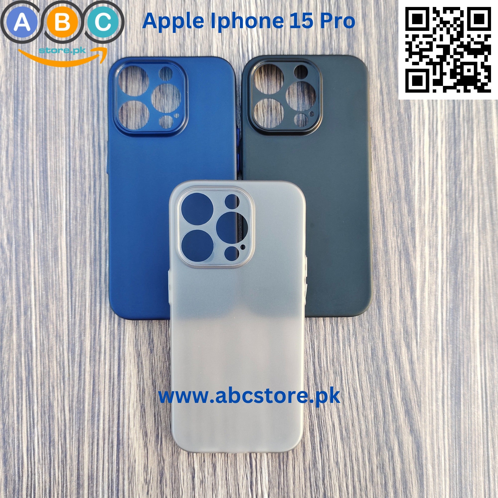 Apple IPhone 15 Pro Case Soft Ultra thin Matte Finish Light Weight Ba