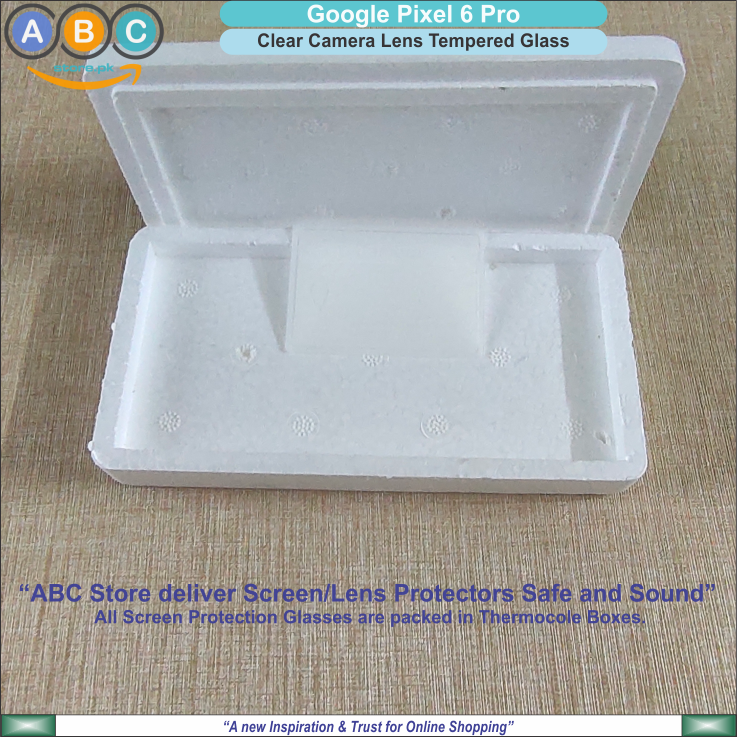 Google Pixel 6 Pro, Clear Camera Lens Tempered Glass Screen Protector ...